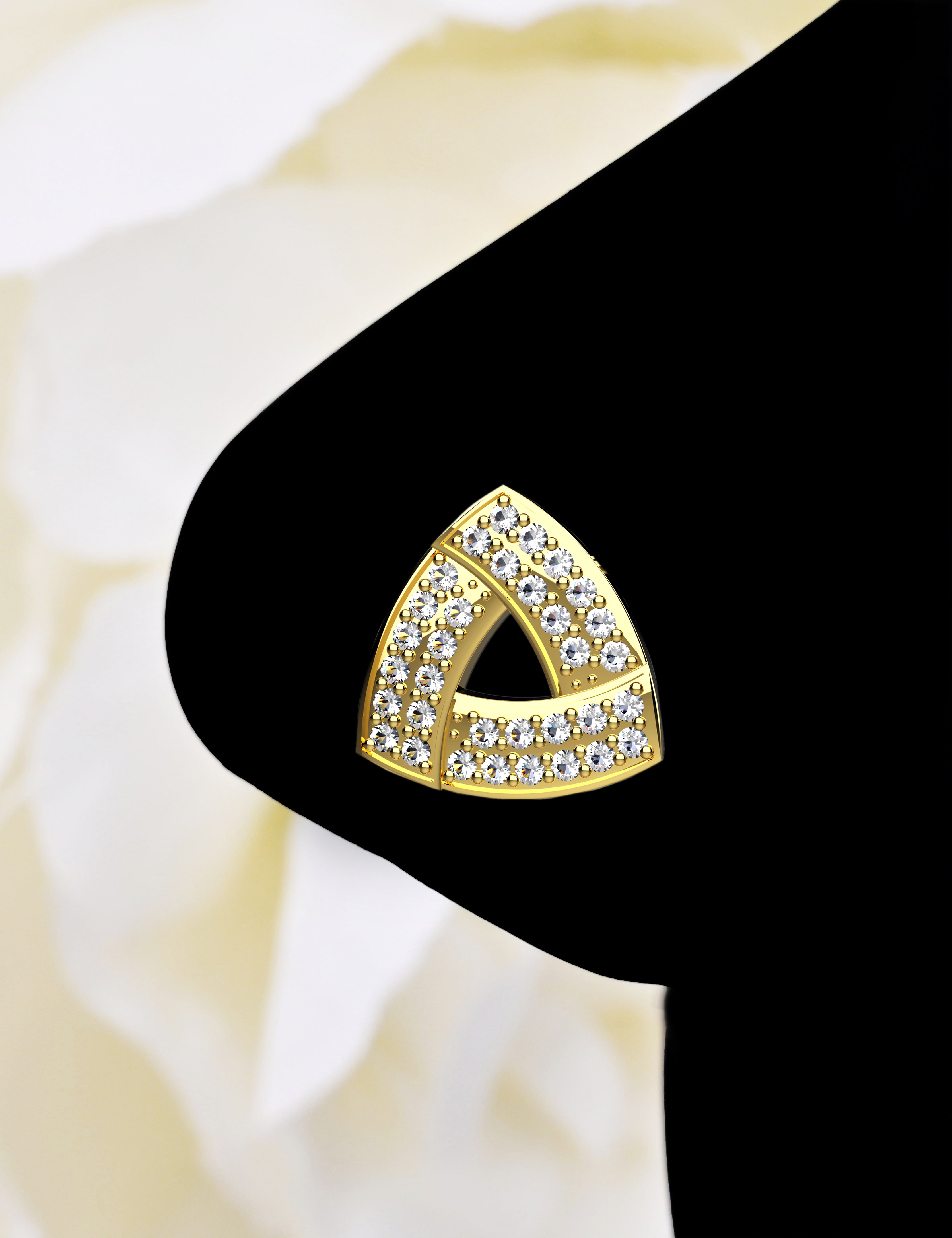 Large Diamond Nose Stud – Bold Statement Nose Piercing Jewelry – The ...